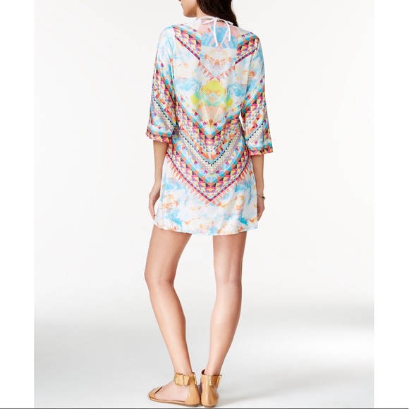Bar III | Swim | Bar Iii Multicolor Print Skylar Swimsuit Cover Up ...